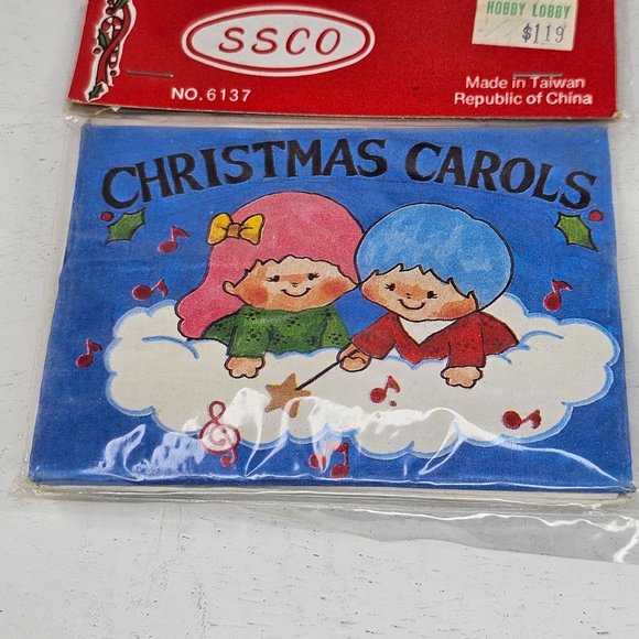 SSCO, Hobby Lobby | Holiday | Vintage Ssco Christmas Carols Mini Book ...